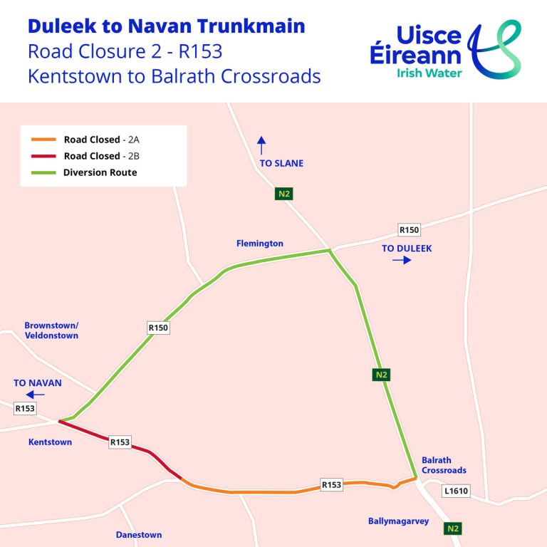 Road Closures At Balrath Junction Commence Next Monday 14th July to ...